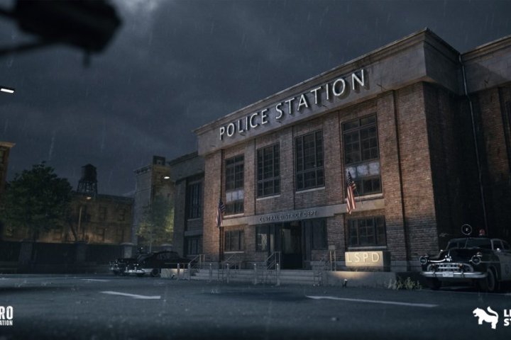 复古警署环境 Retro Police Station Environment (Retro Police Station Police ...